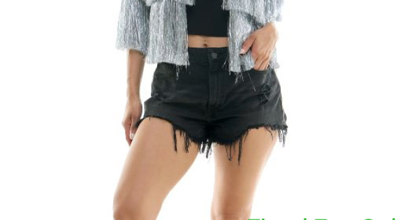 Silver Tinsel Top L/XL