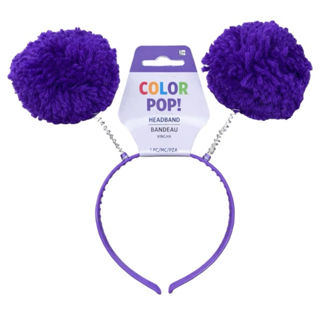 Purple Pom-pom Head Bopper