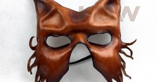 Leather Wolfman Mask | KBW GLOBAL CORP.